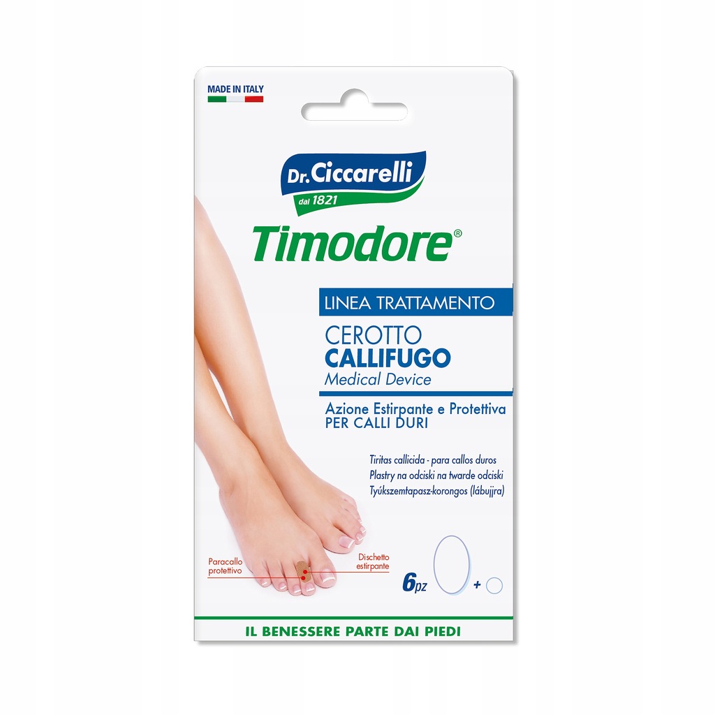 Timodore plastry na odciski na twarde,modzele 6szt - 10525871967 ...