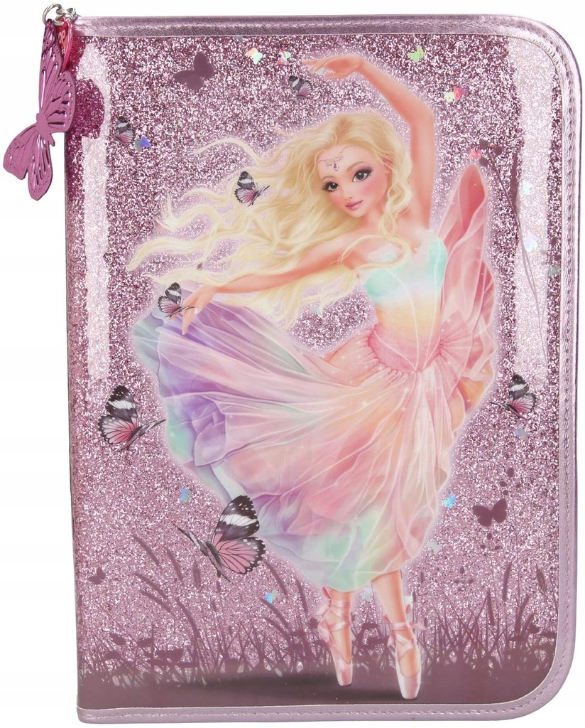 Top Model Piórnik BROKATOWY z wyposaż XXL BALERINA - 9498617456 ...