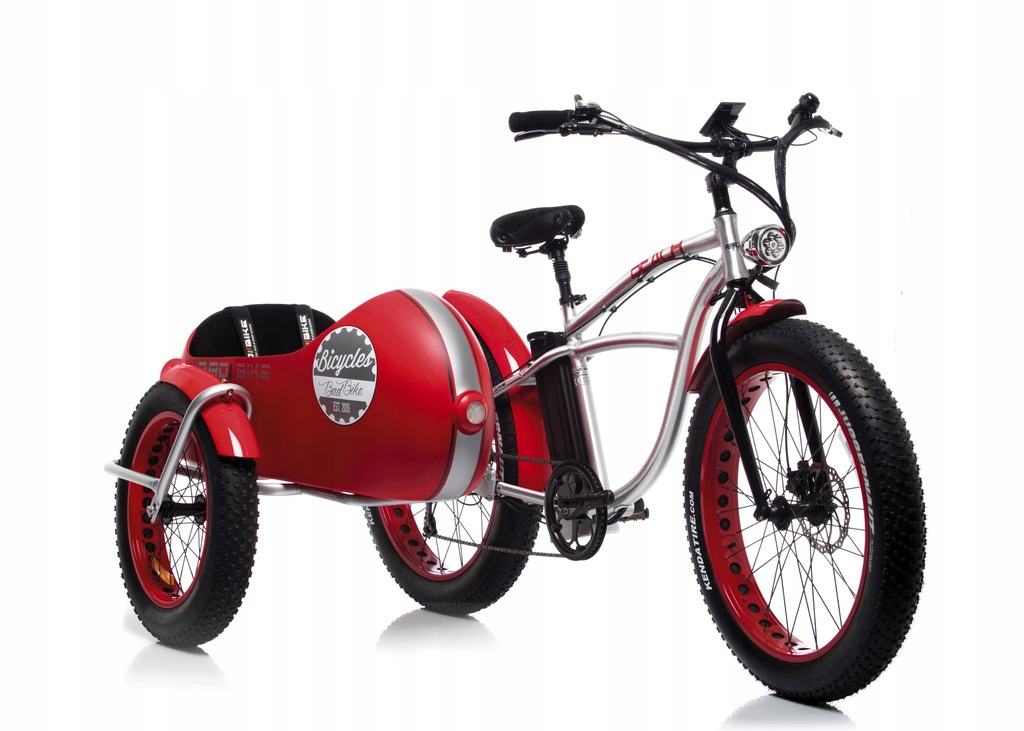 Rower elektryczny Beach Fat Vintage BAD BIKE 500W - 13093497044 ...