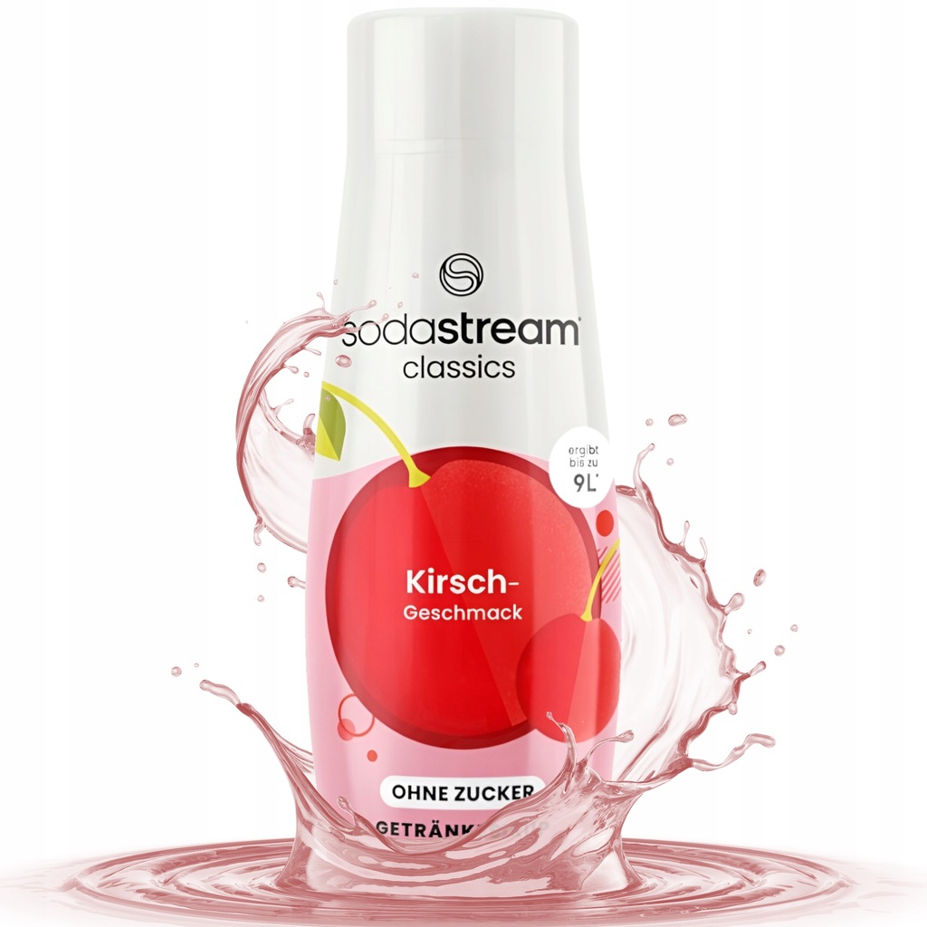 SYROP SODASTREAM KONCENTRAT WIŚNIA ZERO BEZ CUKRU 440ML DO SATURATORA - 17308622499 - oficjalne ...