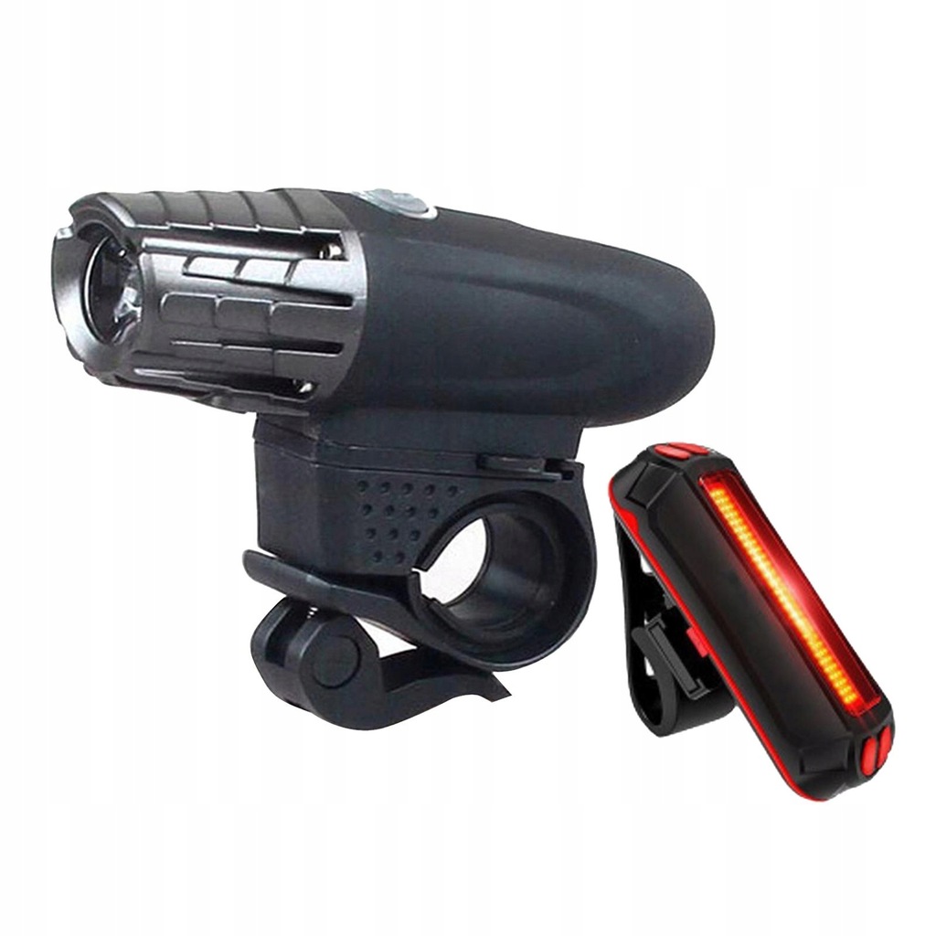 USB Rechargeable Bike Headlight And Back Light - 12925239838 ...