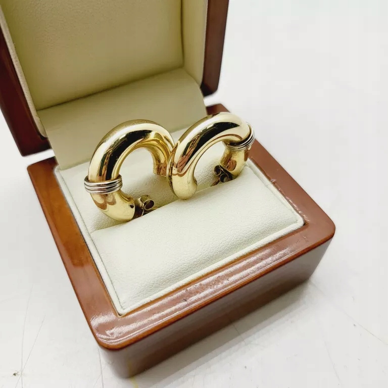 PIĘKNE ZŁOTE KOLCZYKI 6,74G 585 14K - 13377488313 - oficjalne archiwum Allegro