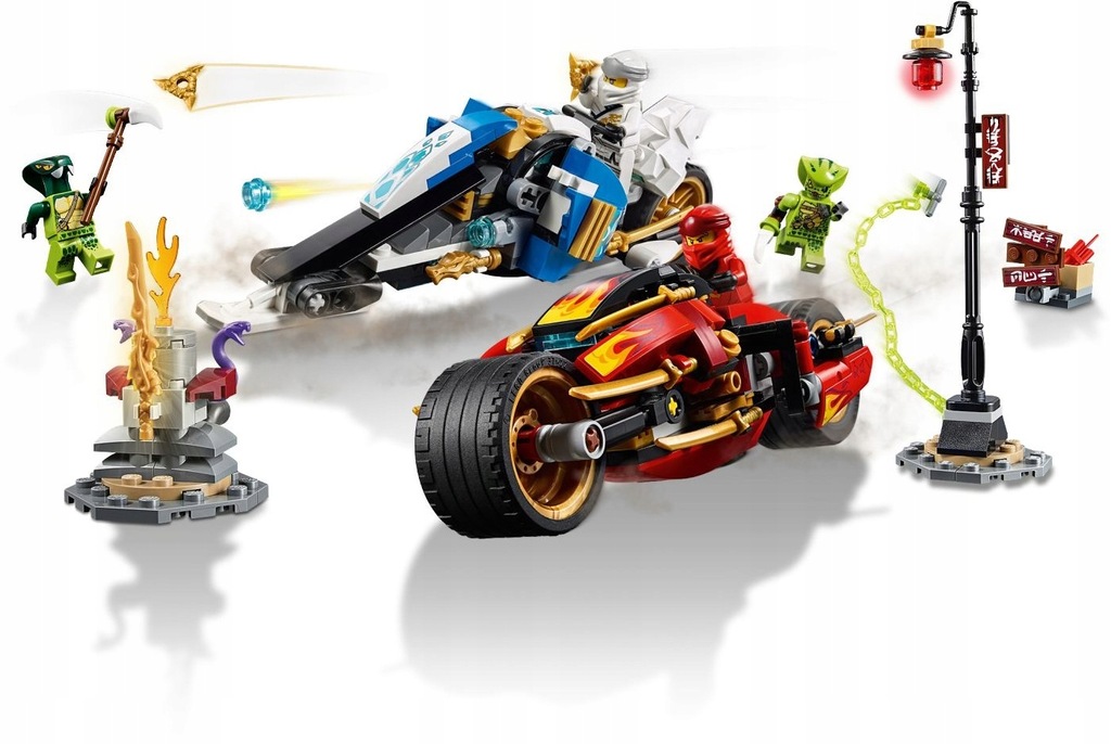 LEGO 70667 Motocykl Kaia i skuter Zane'a NOWOŚĆ - 7761918476 ...