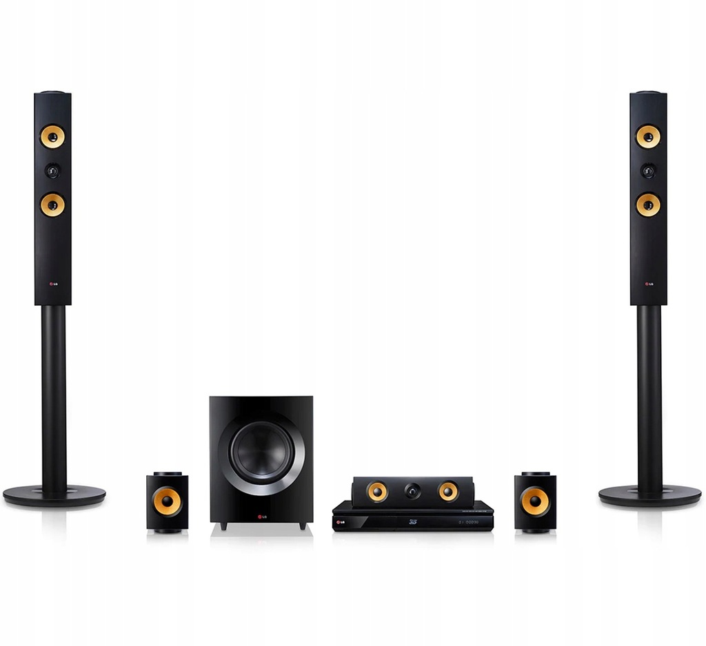 KINO DOMOWE LG BH7440P 5.1 1200W BLU-RAY DVD CD BT - 13172181088 ...