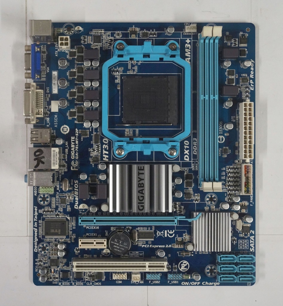 Płyta główna Gigabyte GA-78LMT-S2P REV:5.0 6xSATA - 13273934507 ...