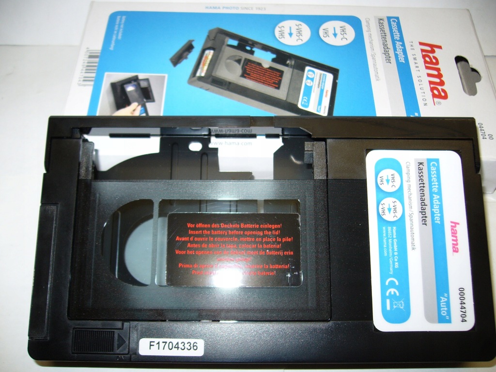 ADAPTER KASET VHS-c -> VHS firmy HAMA - 12959166440 - oficjalne ...