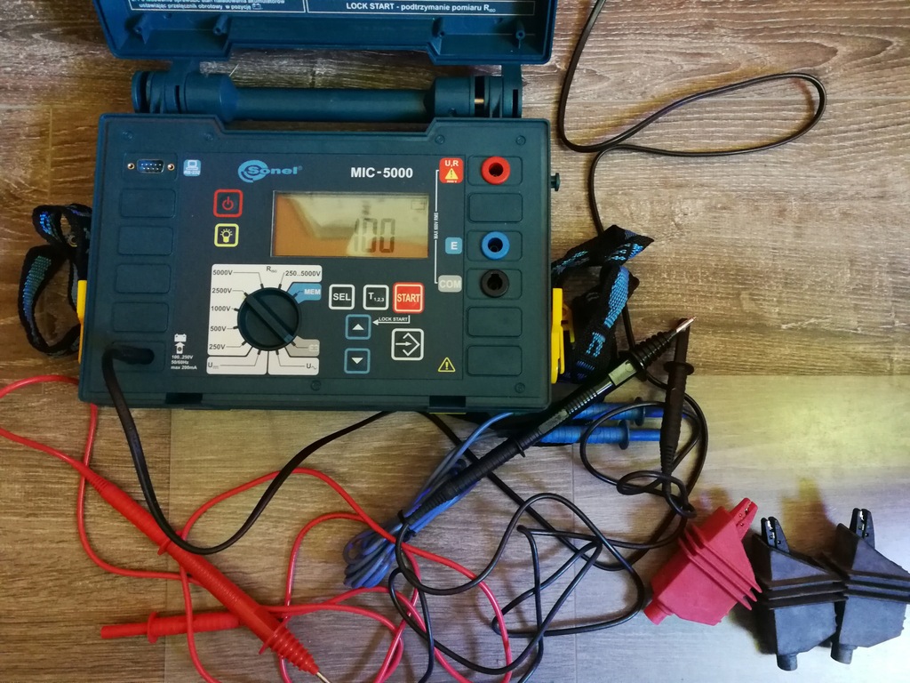 Miernik rezystancji izolacji SONEL MIC-5000 - 8480444820 - oficjalne ...