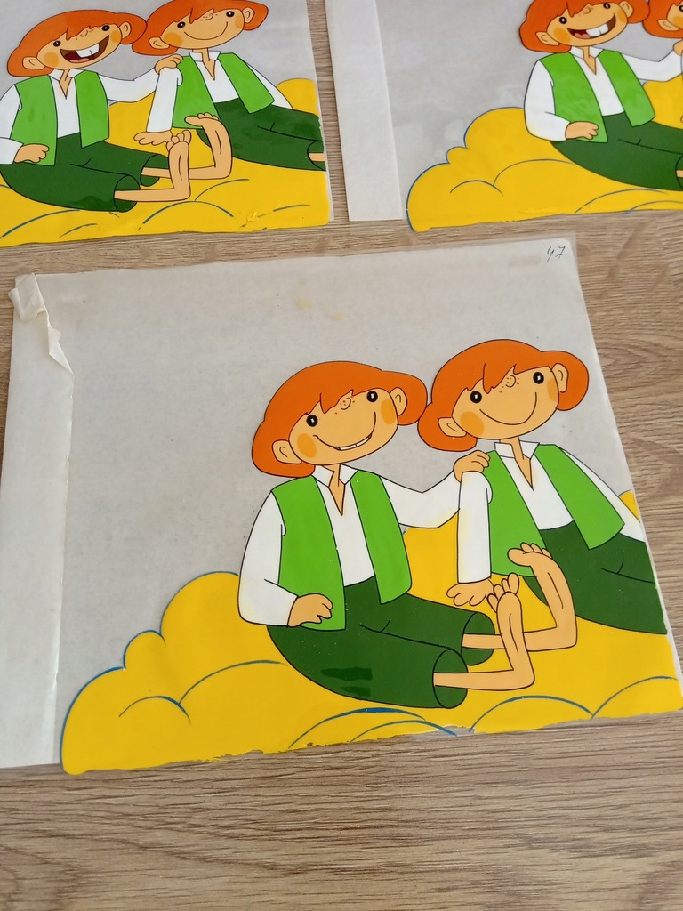 Jacek i Placek folie animacyjne 3 klatki PRL - 12761669917 - oficjalne ...