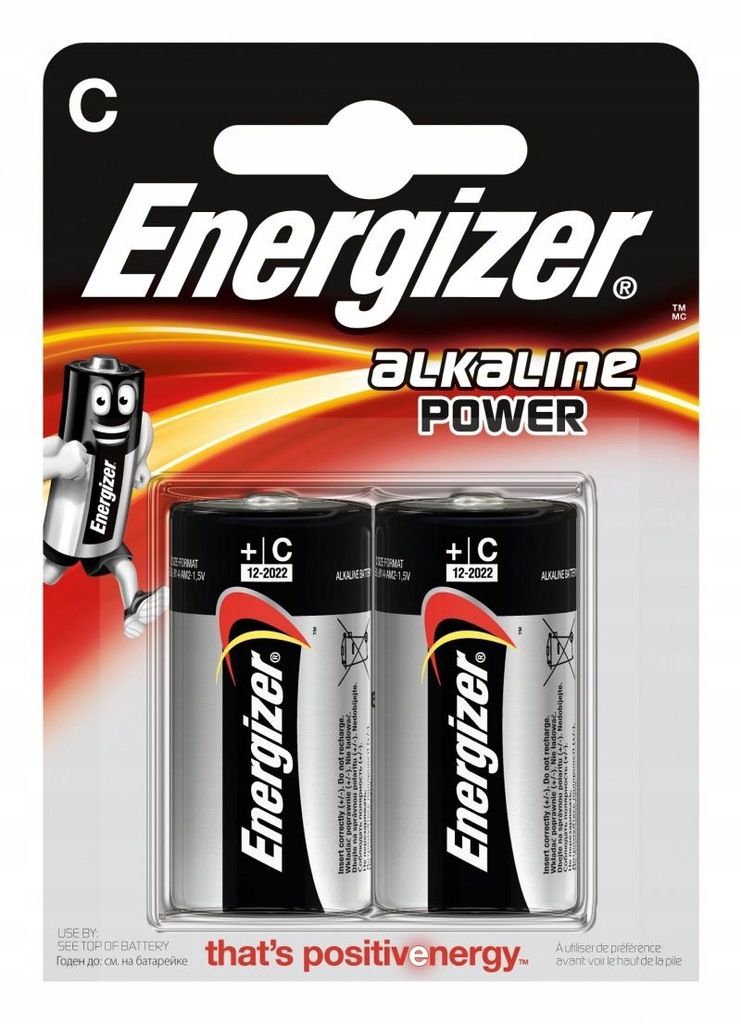 EN3 2x Baterie Alkaliczne Energizer R14 C 1,5V - 7606477599 - oficjalne ...