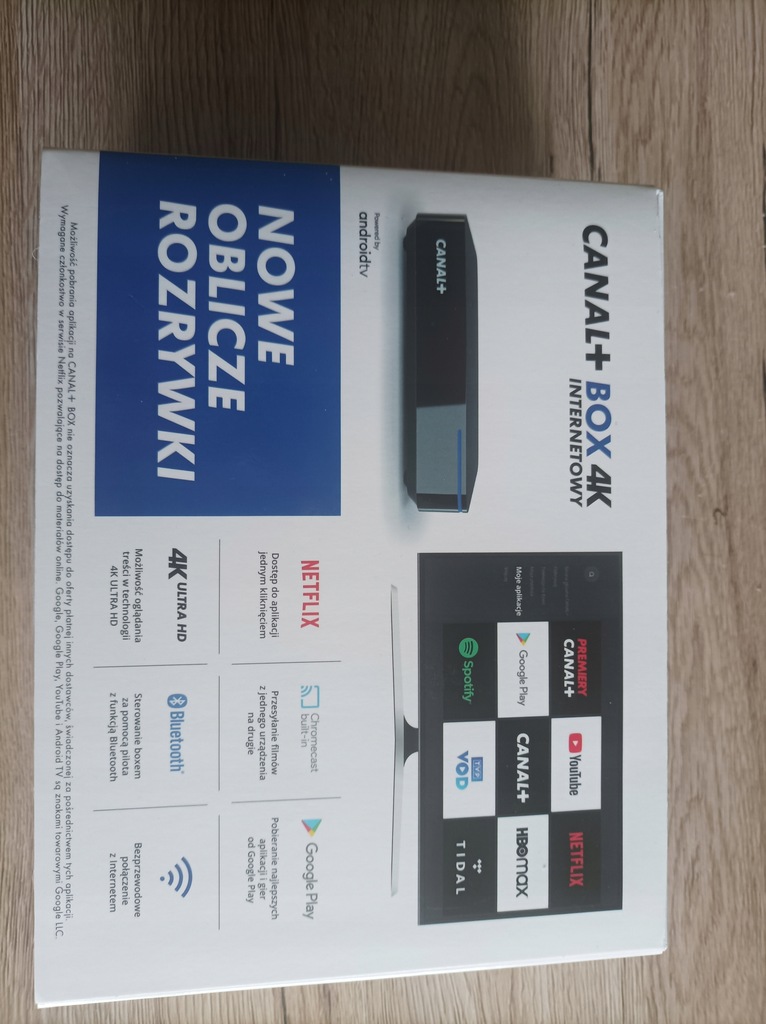 Canal+ BOX 4k Android TV MODEL HY4001 - 12804459545 - oficjalne archiwum Allegro