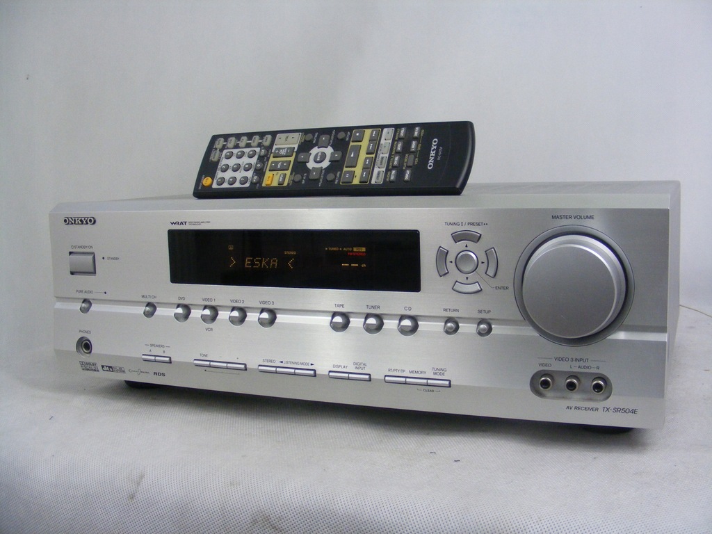 Amplituner ONKYO TX-SR504E RDS/DTS/Pilot - 12783310039 - oficjalne archiwum Allegro