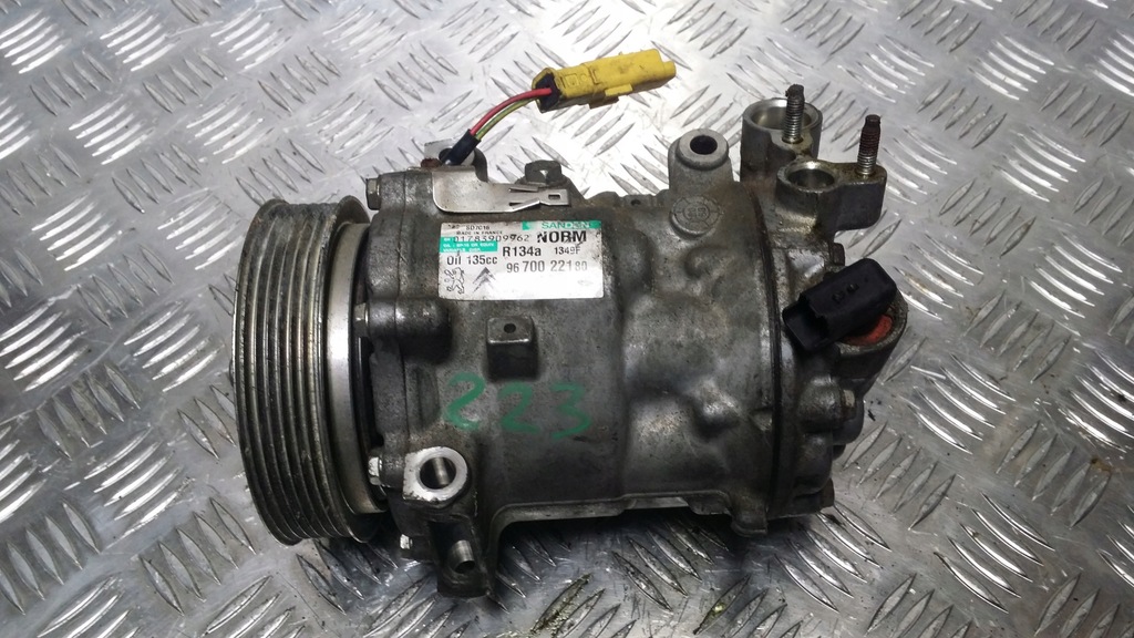 CITROEN C5 III X7 HDI KOMPRESOR POMPA KLIMATYZACJI - 8154545184 - oficjalne archiwum Allegro