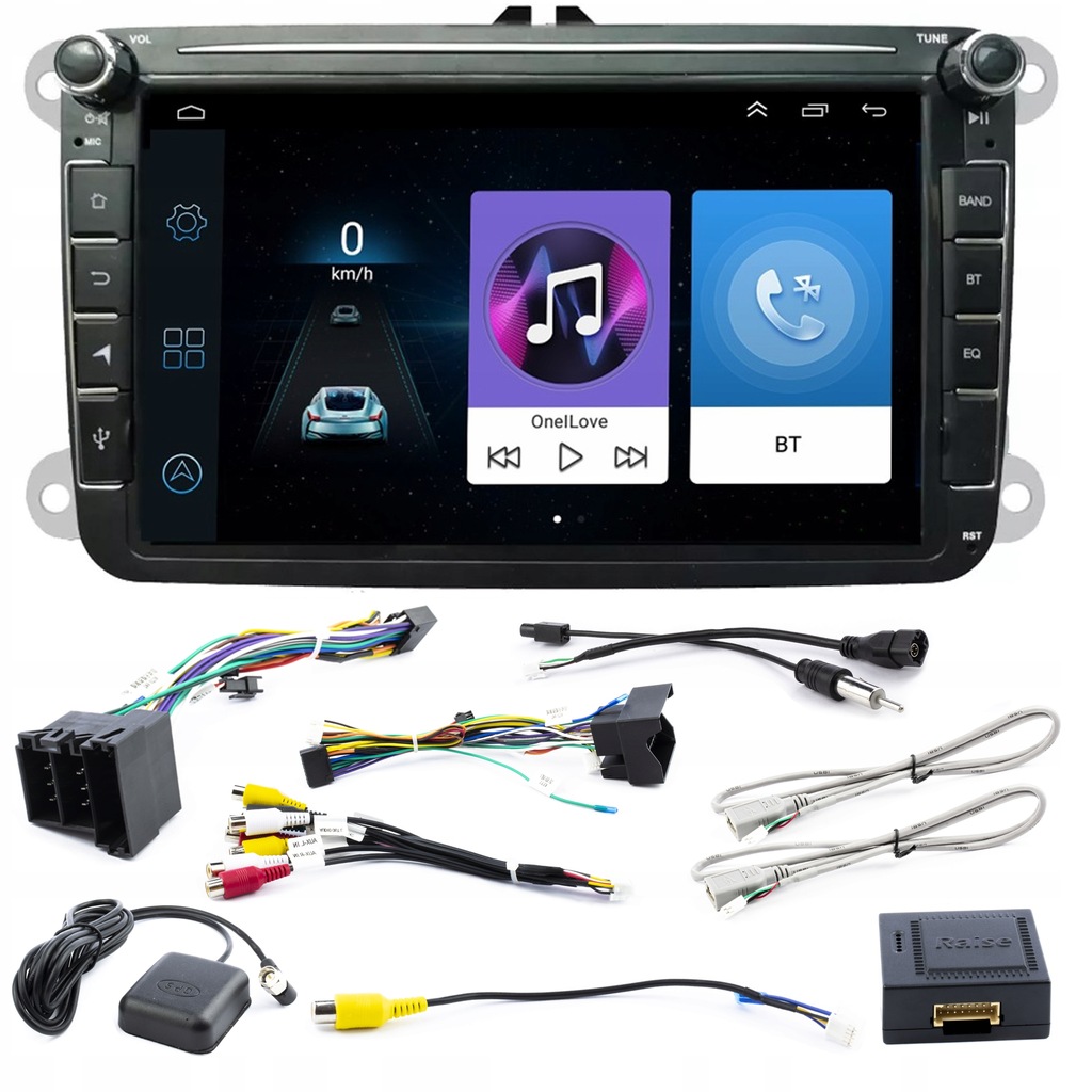 RADIO 2 DIN ANDROID VW GOLF V VI 5 6 PASSAT B6 B7 - 13113571442 - oficjalne archiwum Allegro