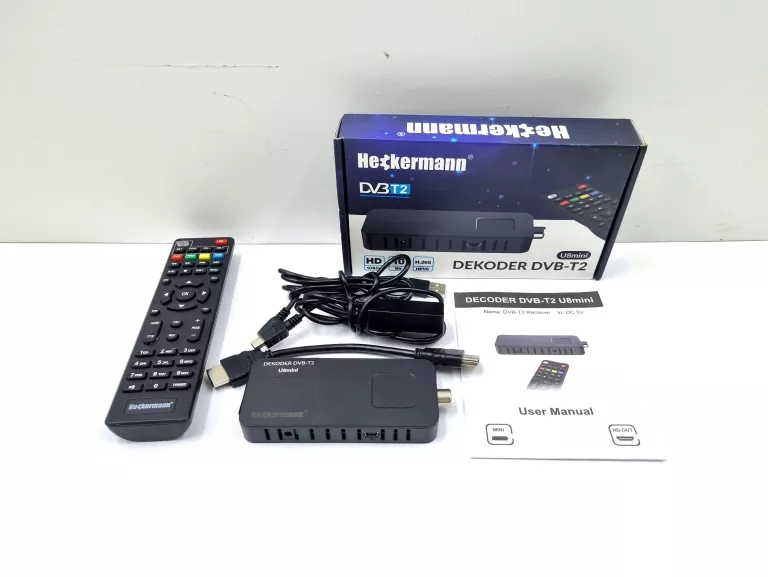 TUNER DVB-T2 MINI DEKODER DVBT2 HEVC TUNER - 13035699672 - oficjalne ...