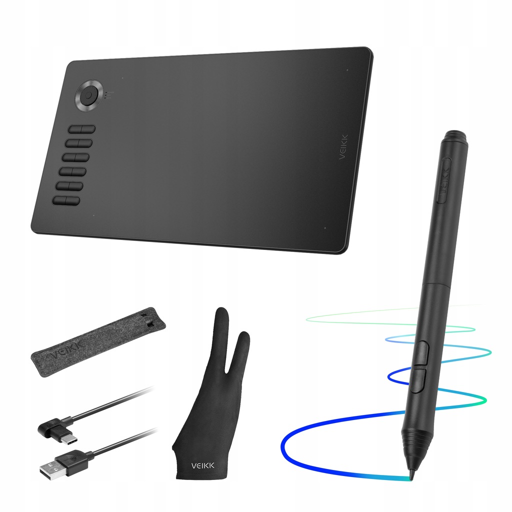 Tablet graficzny Veikk A15 Pro - szary - 10184575193 - oficjalne ...