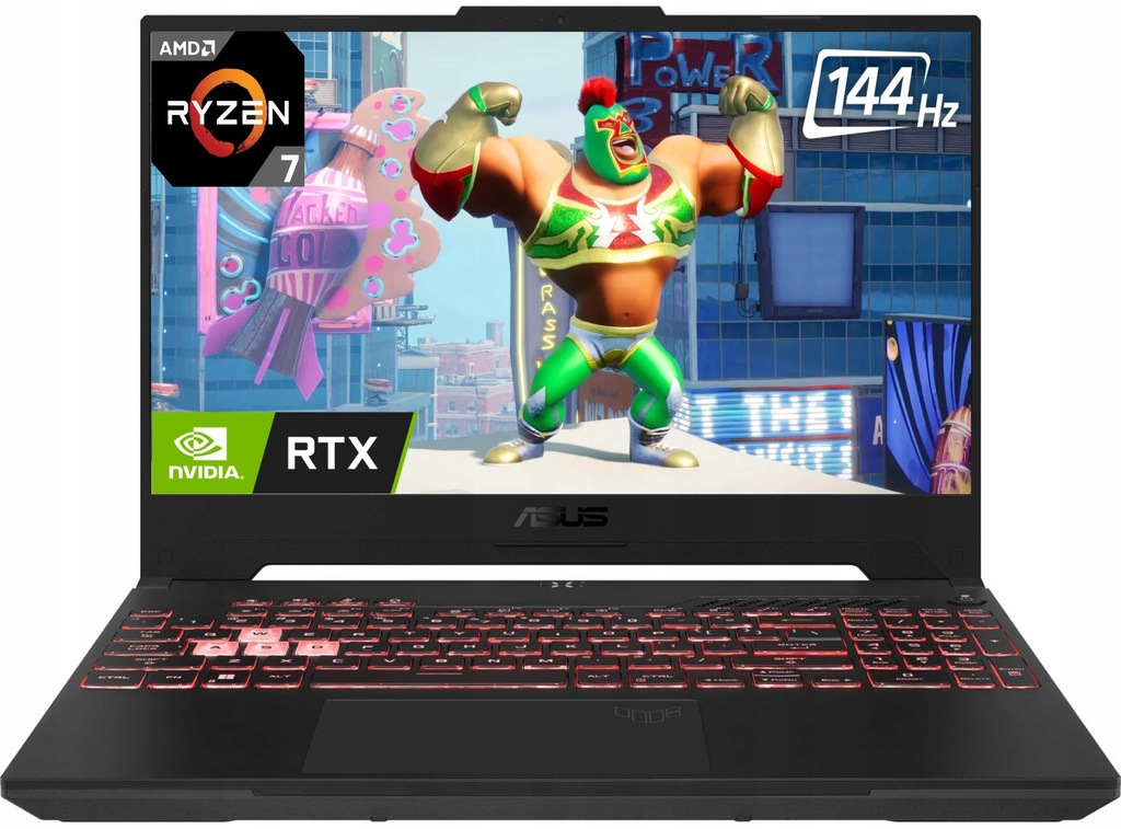 Asus FA507 15' 144H 6800H 16GB SSD1000 RTX3050 W11 - 12693622609 ...