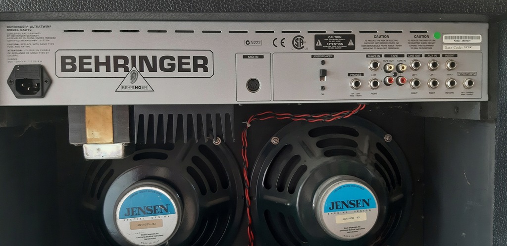 Wzmacniacz gitarowy Behringer ULTRATWIN GX210 - 8193519095 - oficjalne ...