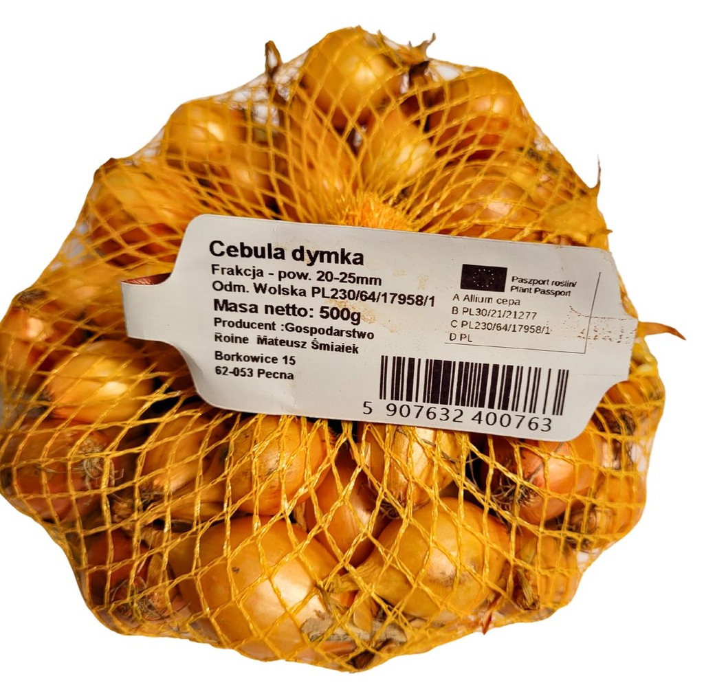 Cebula Dymka Frakcja IV 20-25 mm odmiana Wolska 50 - 13345628221 ...
