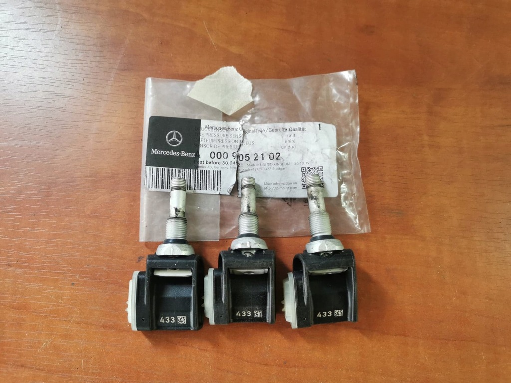 mercedes CZUJNIK CIŚNIENIA KOŁA A0009052102 213 - 12212529640 ...