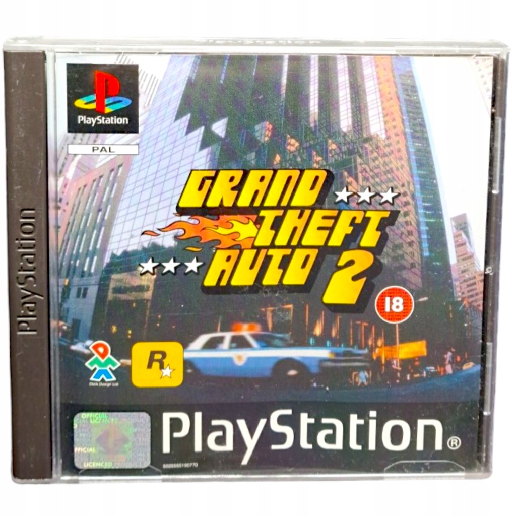 Grand Theft Auto 2 Sony PlayStation (PSX PS1 PS2 PS3) + mapa ...