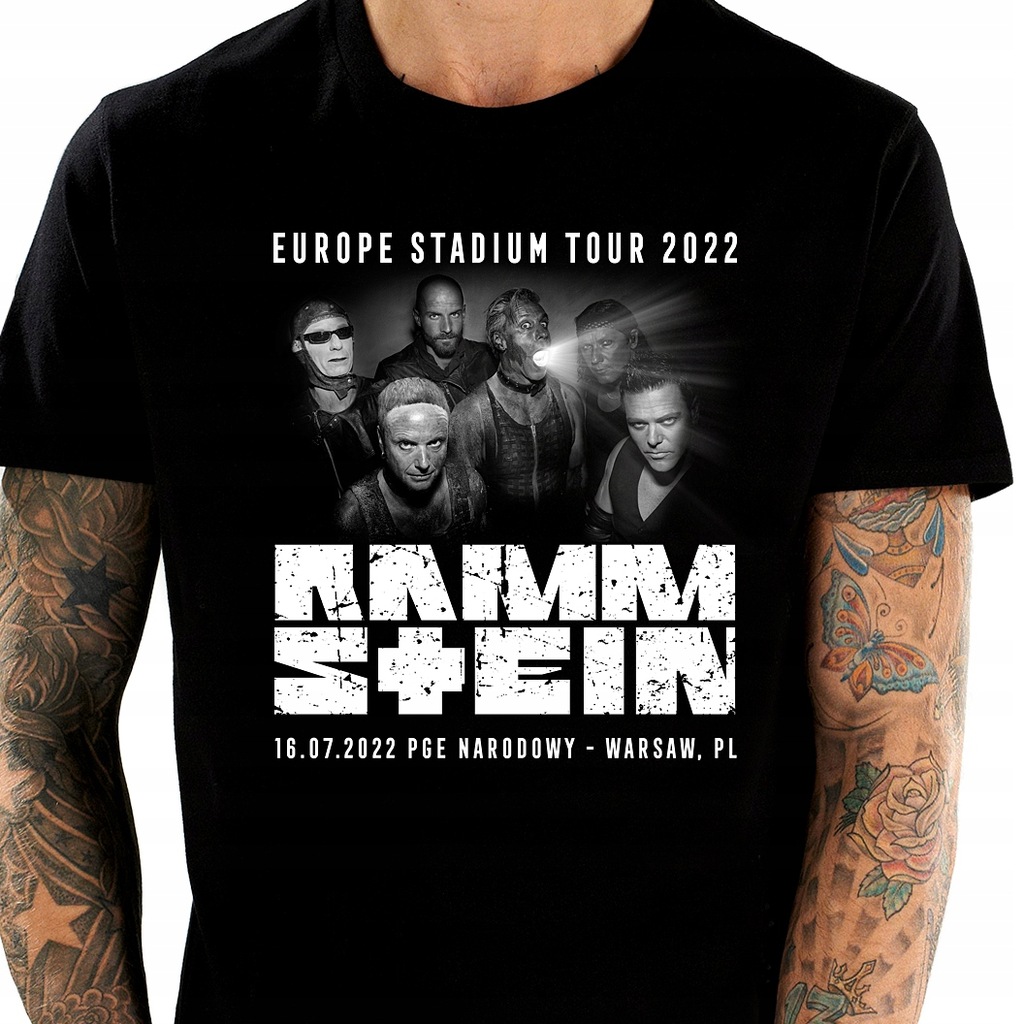 RAMMSTEIN EURO STADIUM TOUR 2022 KOSZULK MĘSKA 3XL - 11566864776 ...