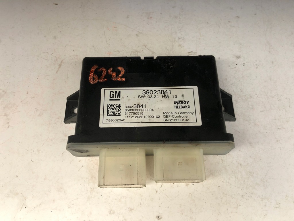 OPEL INSIGNIA B STEROWNIK ADBLUE 39023841 - 11977013130 - oficjalne ...