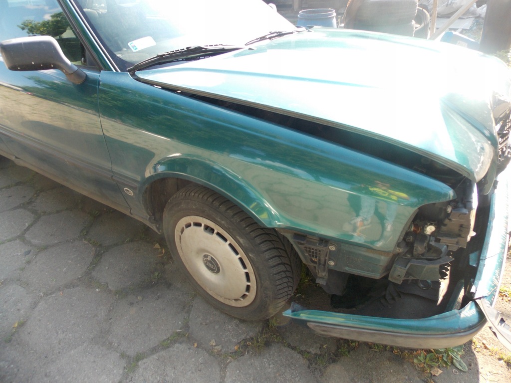 BŁotnik Prawy Audi 80 B4 91 Lz6p Zielony Oryg 13876440620