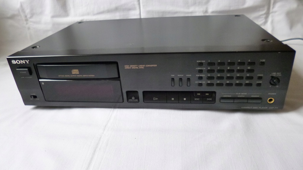 Sony CDP-711 odtwarzacz CD z 1993 r. wysoki model - 13129947631 - oficjalne archiwum Allegro