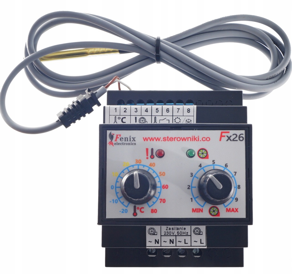 Sterownik Wentylatora Fx26.1 regulator obrotów - 10581939209 - oficjalne archiwum Allegro