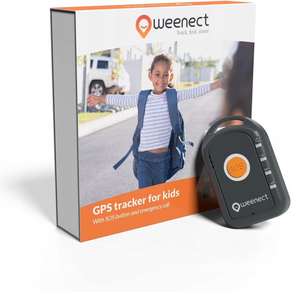 Lokalizator GPS dla Dzieci Weenect WE202 Czarny U2B100 - 15063206736 ...