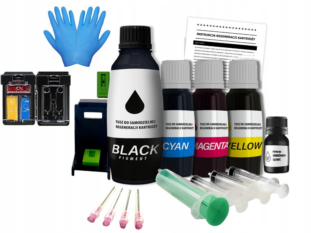 TUSZ do HP 305 304 302 300 653 652 650 704 + KLIP - 14259039772 - oficjalne archiwum Allegro