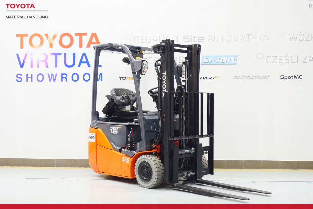 8FBE15T wózek widłowy elektryczny 48V 1,5t Duplex - 14447990607 ...