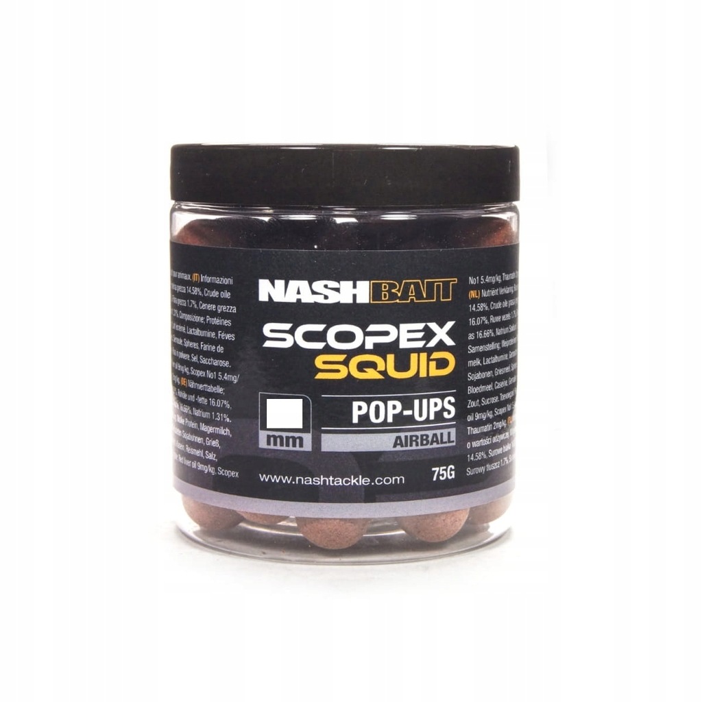 KULKI NASH POP-UP SCOPEX SQUID 12MM 75G - 12612422321 - oficjalne ...