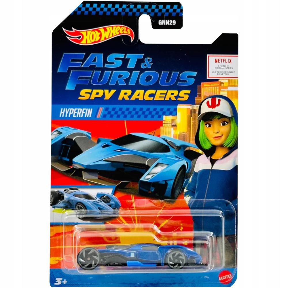 HOT WHEELS FAST AND FURIOUS NETFLIX SPY RACERS HYPERFIN GNN39 - 14397111065 - oficjalne archiwum ...