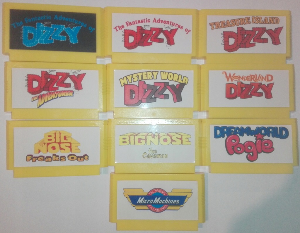 Pegasus zestaw Codemasters - Dizzy Big Nose Micro Machines ...