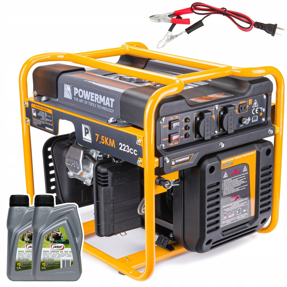 AGREGAT PRĄDOTWÓRCZY GENERATOR INWERTOROWY 4KW +OL - 12701949167 - oficjalne archiwum Allegro