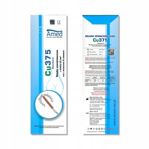 WKŁADKA ANTYKONCEPCYJNA Cu 375 MULTILOAD STANDARD - 9628151890 ...