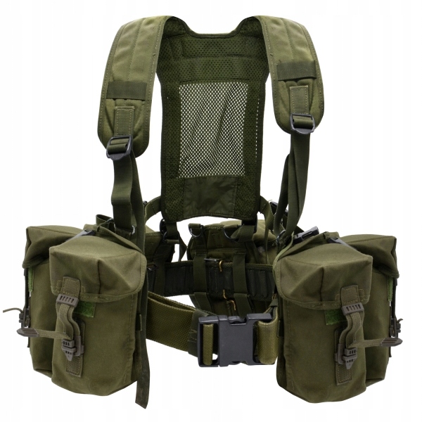 Kamizelka Wojskowa Chest Rig Airborne Olive Zestaw - 11264540843 ...