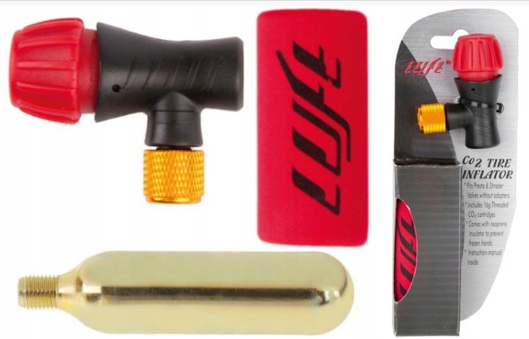 POMPKA ROWEROWA M-WAVE CO2 NA NABOJE CO2 AV FV - 8533584580 - oficjalne archiwum Allegro