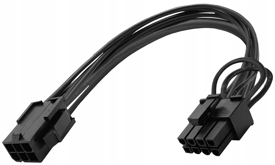 adapter zasilania karta graficzna PCIe 6pin - 8pin - 10710114683 - oficjalne archiwum Allegro