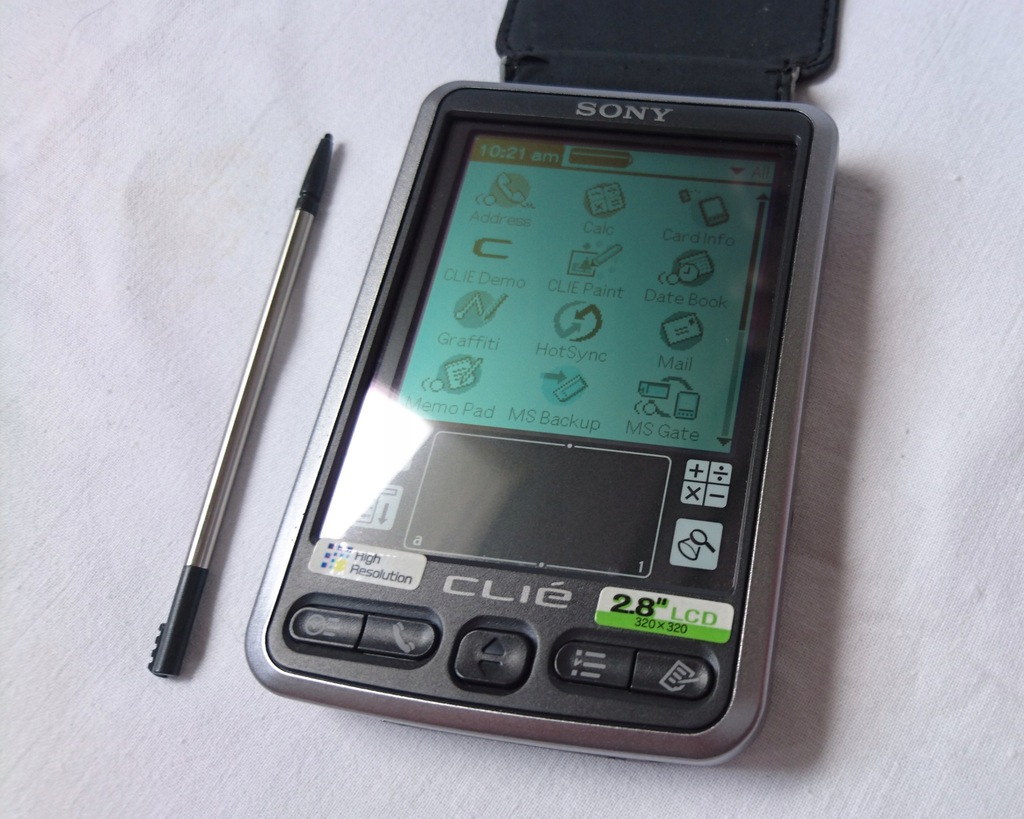 Sony Clie PEG-SL10 Palmtop PDA z 2002 r. - 12558460581 - oficjalne ...