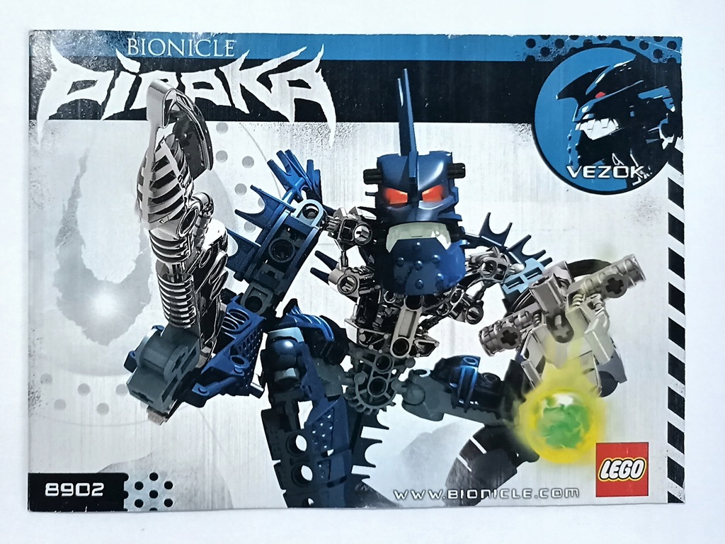 LEGO Bionicle 8902 Piraka Vezok - 14067932728 - oficjalne archiwum Allegro