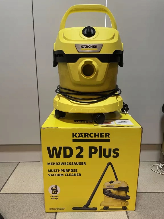 ODKURZACZ PRZEMYSŁOWY KARCHER WD2 PLUS KOMPLET - 13164704580 ...