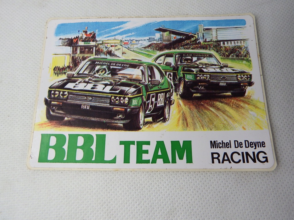 BBL TEAM MICHEL DE DEYNE RACING STARA NAKLEJKA - 13539158204 ...