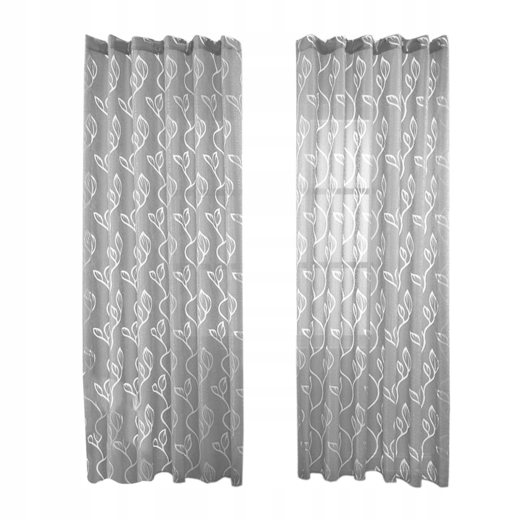 100*200cm Window Voile Curtain Panel Tulle Gray - 13445312572 ...