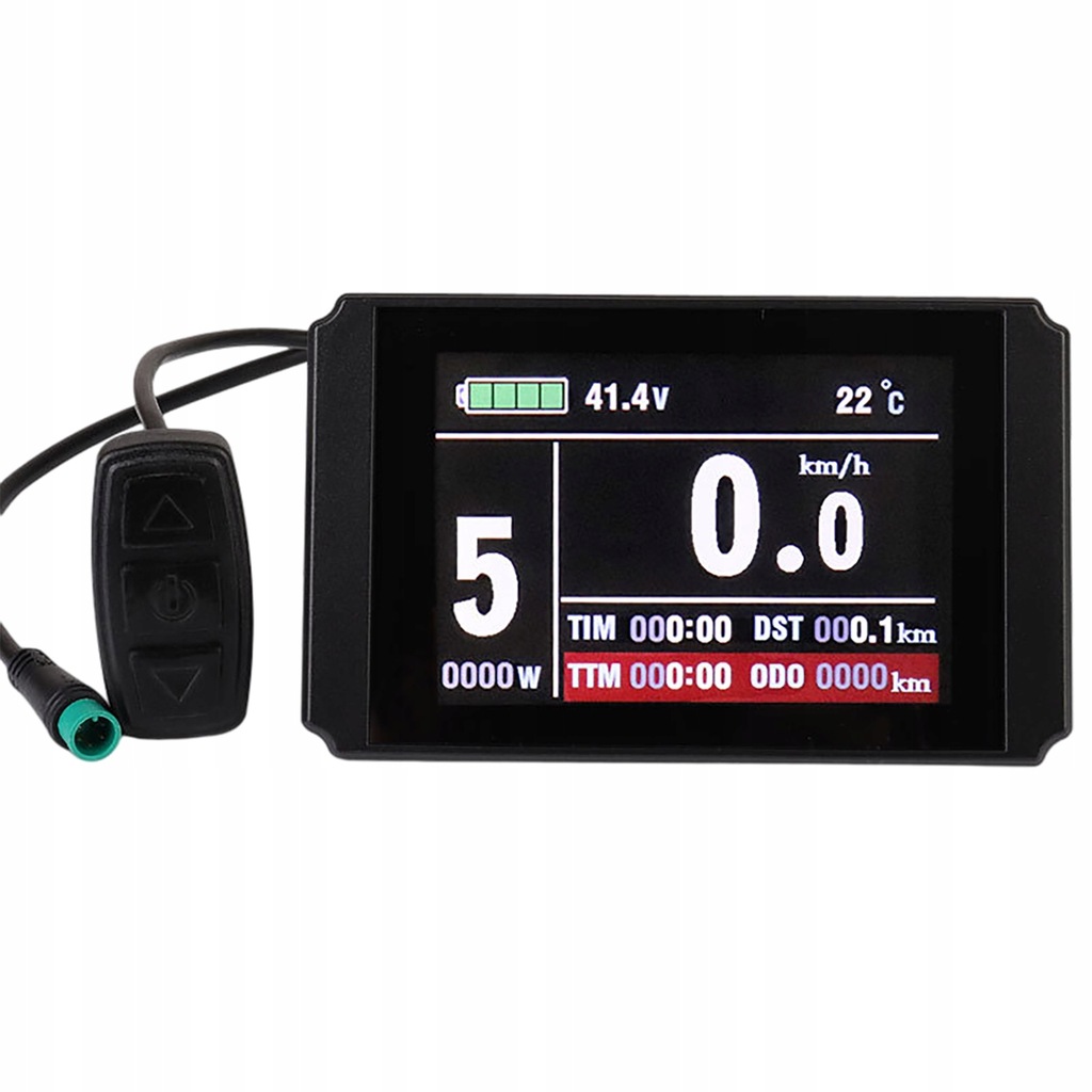 WYŚWIETLACZ LCD8 DO KT KONTROLER ELEKTRYCZNY ROWER - 12308994998 ...
