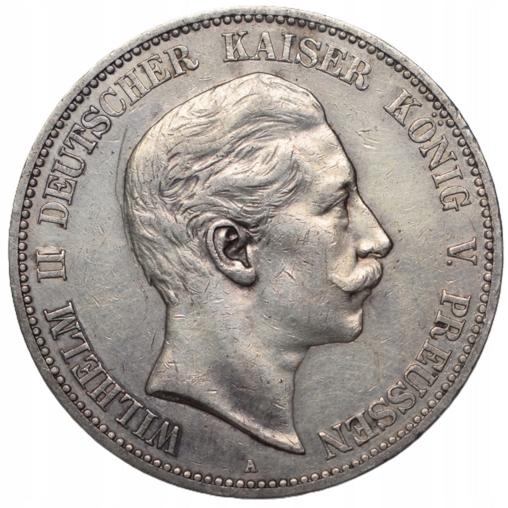 1903 A Niemcy Cesarstwo Prusy Wilhelm II - 5 marek - 16302457877 - oficjalne archiwum Allegro