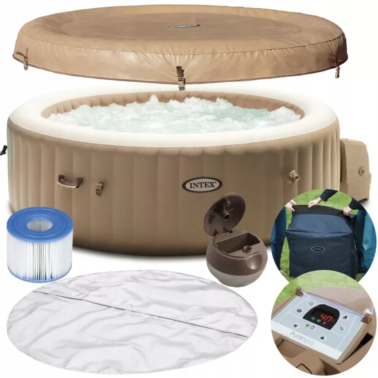 JACUZZI INTEX PURESPA BUBBLE MASSAGE 28426 - 13095330128 - oficjalne ...