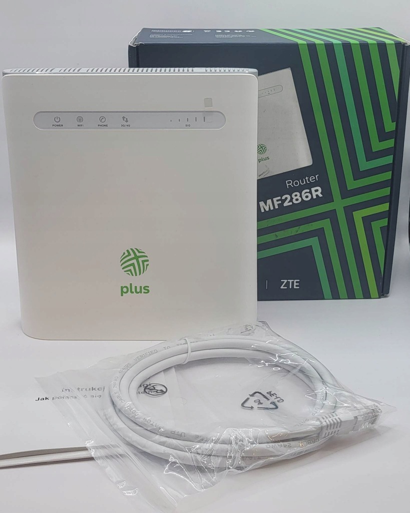 Router WiFi ZTE MF286R 5 GHz KOMPLET IDEALNY!! - 13421484416 - oficjalne archiwum Allegro