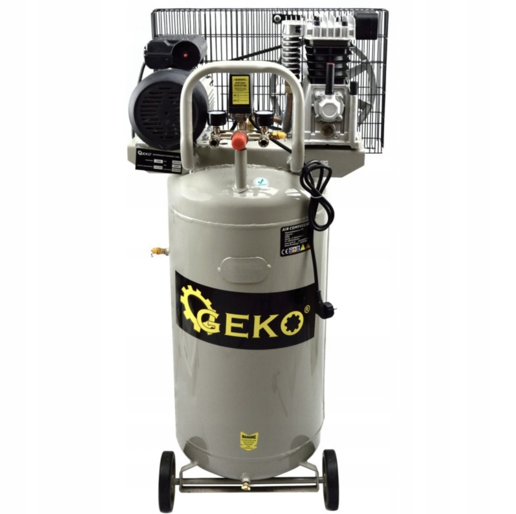Sprężarka, kompresor pionowy GEKO 100 L 230V - 12602509743 - oficjalne ...